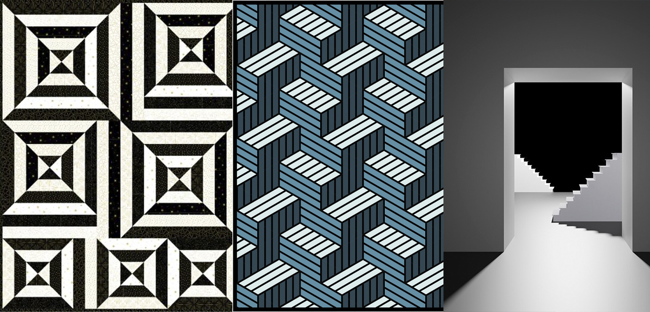 Carolina Oneto Quilted Optical Illusions: Playing Tricks with Perspective