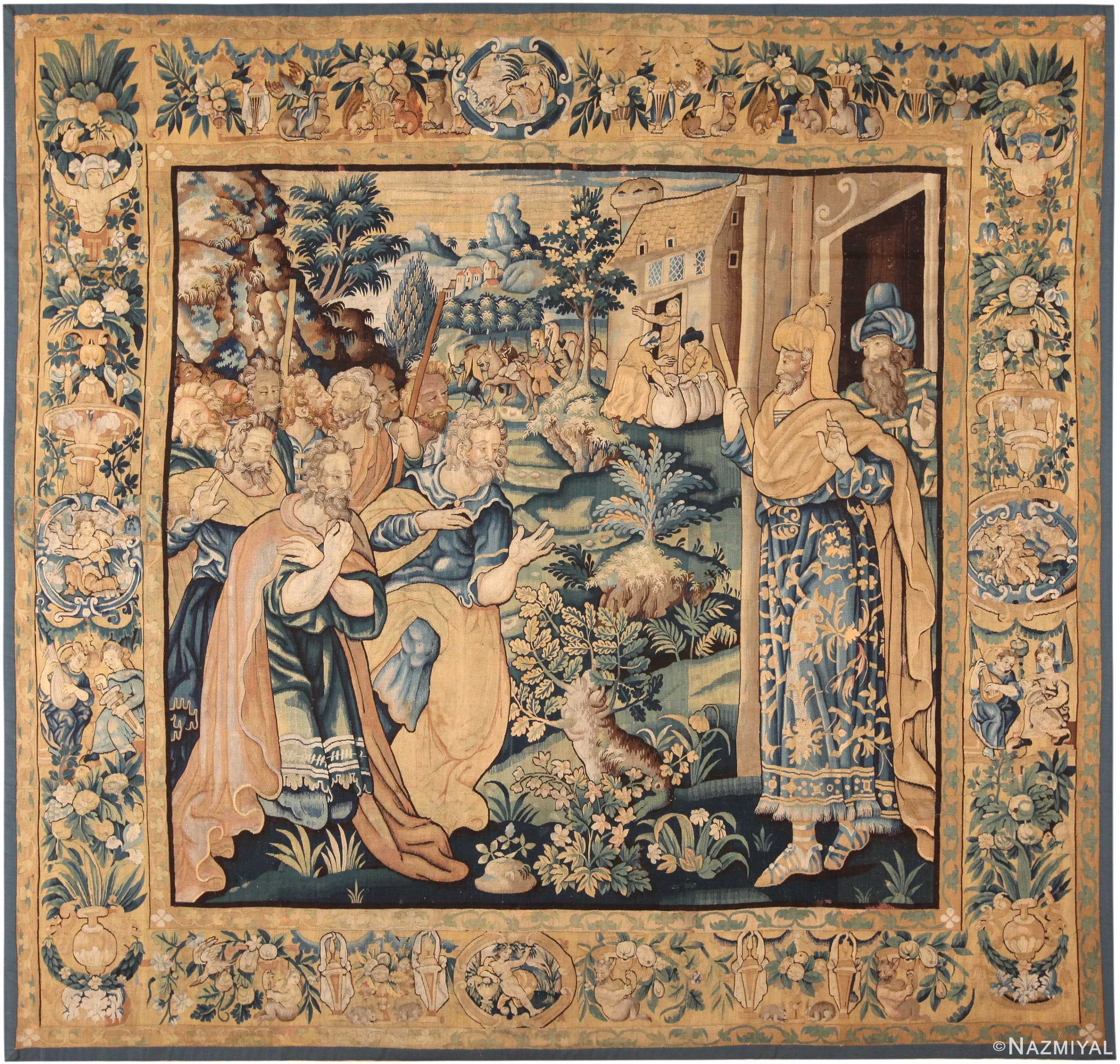 16th-century-antique-flemish-silk-and-wool-tapestry-depecting-joseph ...